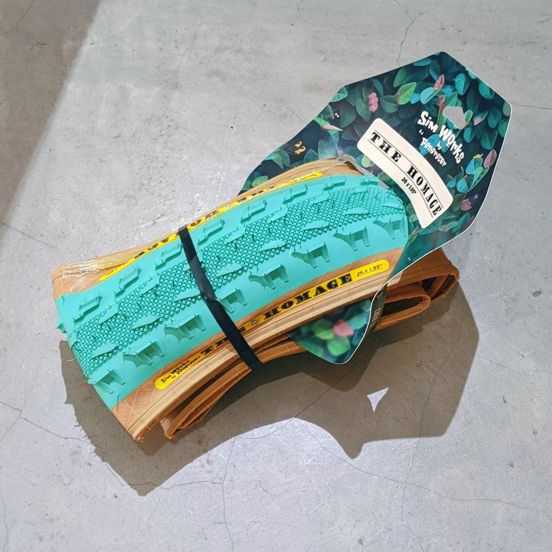 Sim Works By Panaracer The Homage 26 x 1.95 ( blue lug gravel touring ...