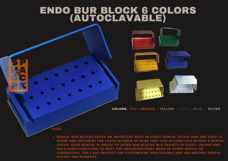 (SNP-T) Endo Bur Block -Autoclavable (Feldon) (SNP-T), Health ...