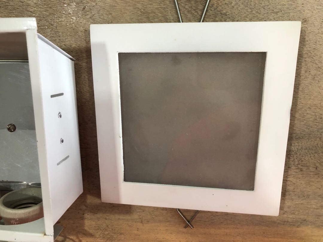 Square Downlight Fittings with bulb holder., Furniture & Home Living ...