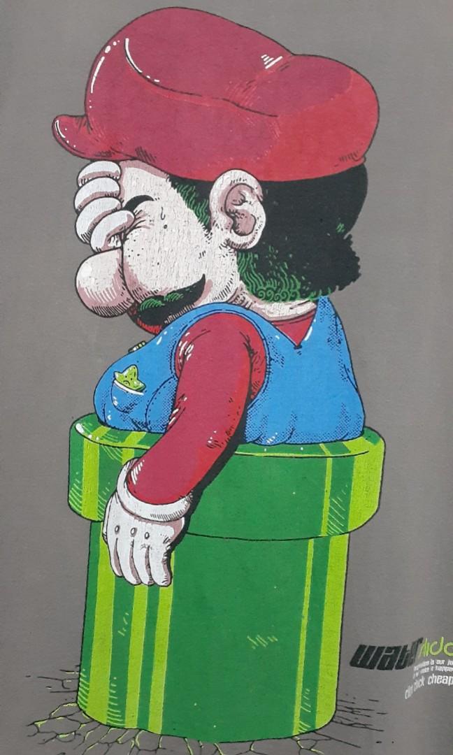 SUPER MARIO OVERLOAD, Men's Fashion, Tops & Sets, Tshirts & Polo Shirts ...