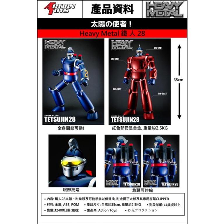 [SOLD] Tetsujin 28 Heavy Metal Tetsujin 28, Hobbies & Toys, Toys ...