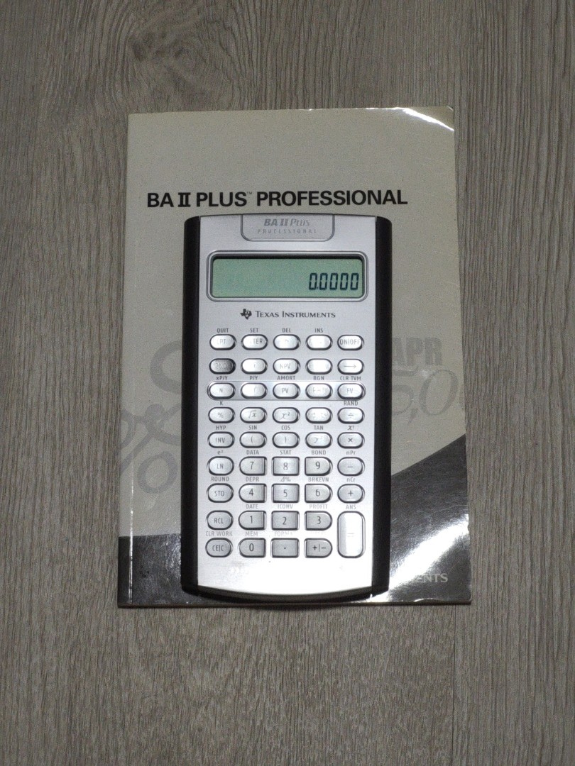 Texas Instruments BA II Plus Professional, Mobile Phones & Gadgets ...
