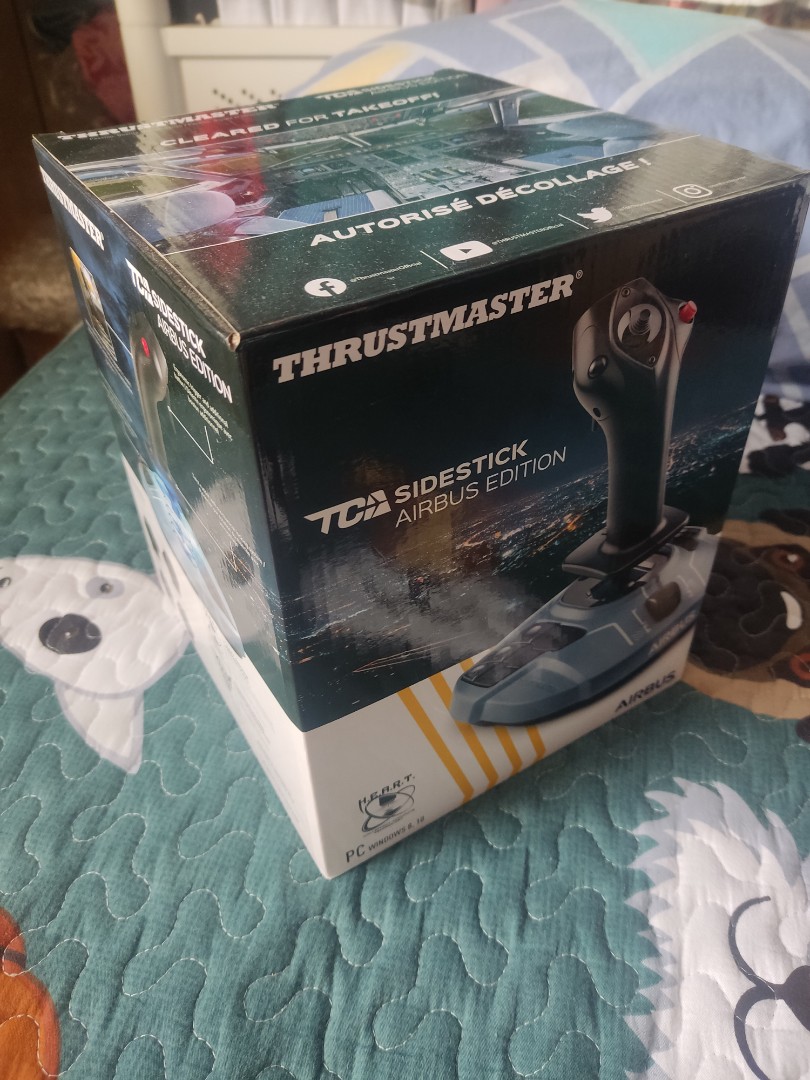 Thrustmaster TCA side stick Airbus version joystick for PC, Video ...