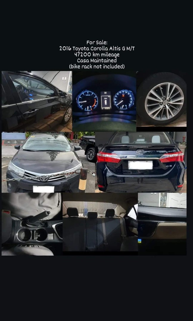 Toyota Corolla Altis 1.6 G Manual, Cars for Sale, Used Cars on Carousell