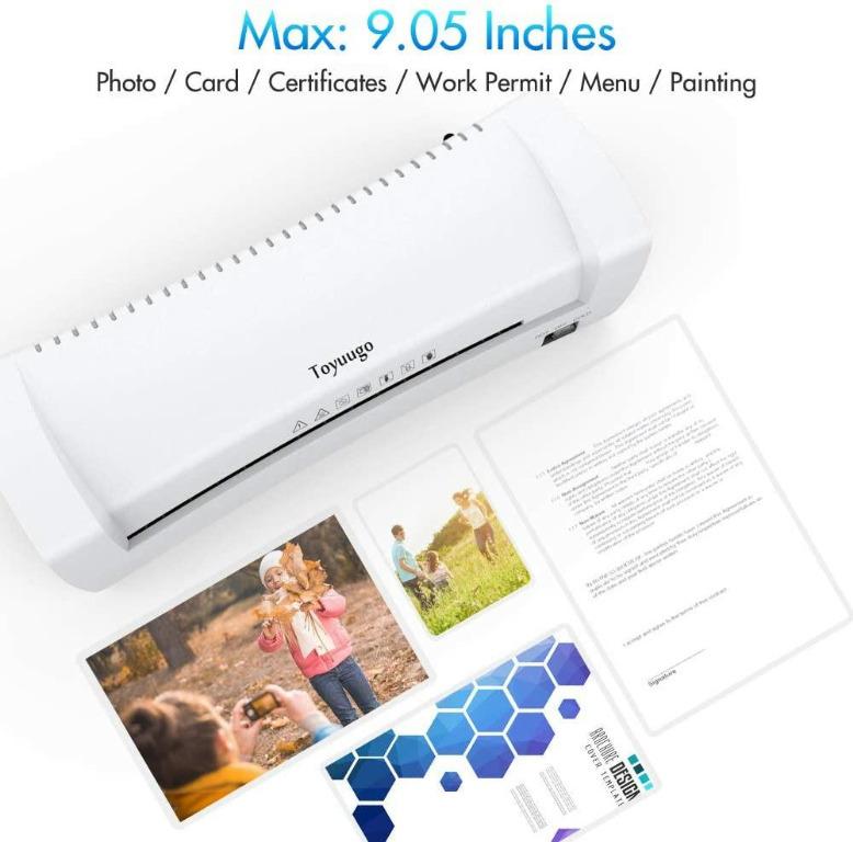 Toyuugo Laminator Machine, Portable A4 Thermal Laminating Machine with Hot and Cold Settings ...