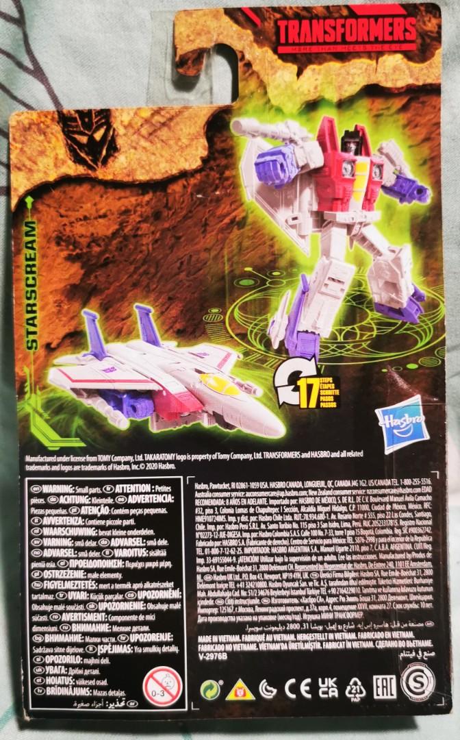 Transformers WFC Core Class Starscream WFC-K12, Hobbies & Toys, Toys ...