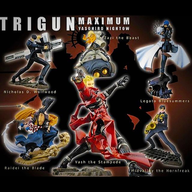 Trigun Set Of 6 By Yamato StoryImageFigure, Hobbies & Toys, Toys ...