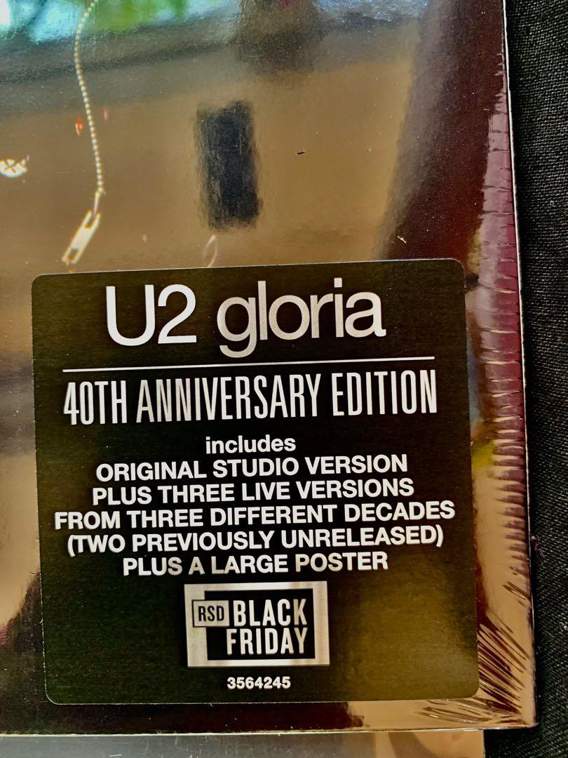 U2 "Gloria" 40th Anniversary 12" EP Limited Edition Yellow Vinyl ...