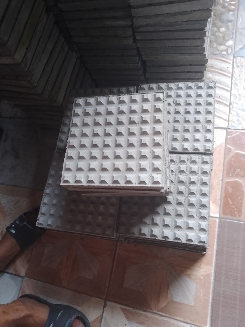 Waffle tiles 8x8, Furniture & Home Living, Home Decor, Other Home Decor ...