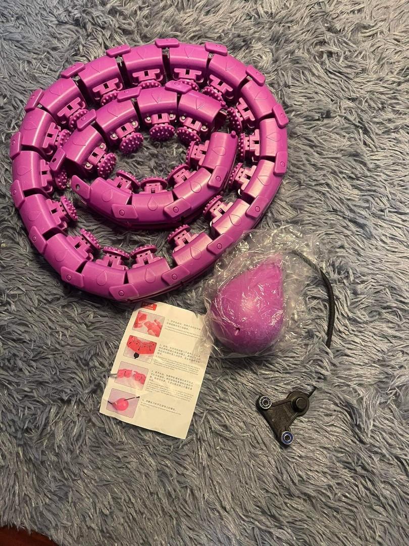 Weighted Smart Hula hoop, Sports Equipment, Exercise & Fitness, Cardio ...