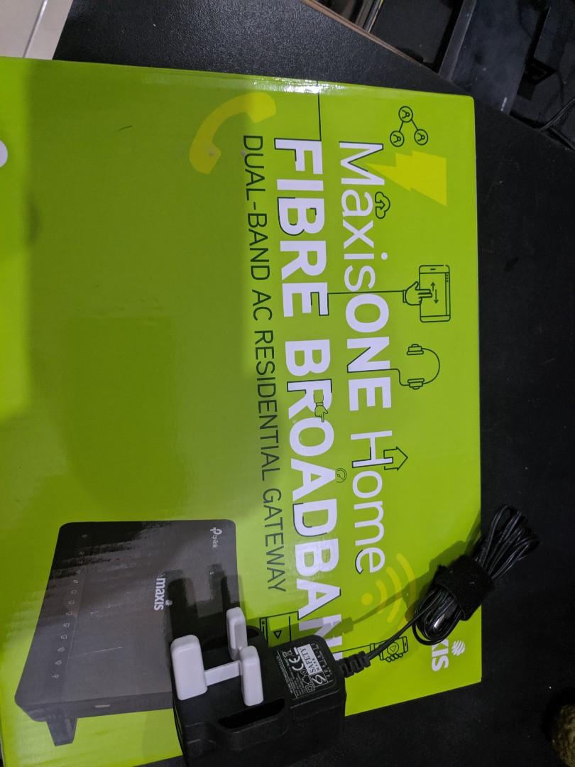 Wts maxis fiber router with WiFi ac, Computers & Tech, Parts ...