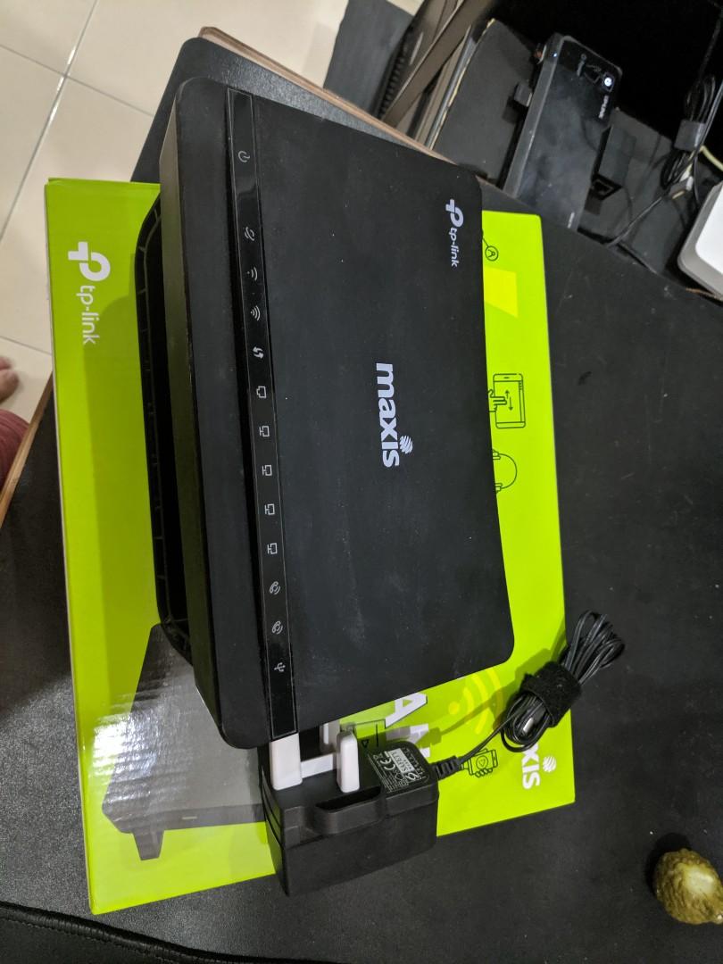 Wts maxis fiber router with WiFi ac, Computers & Tech, Parts ...