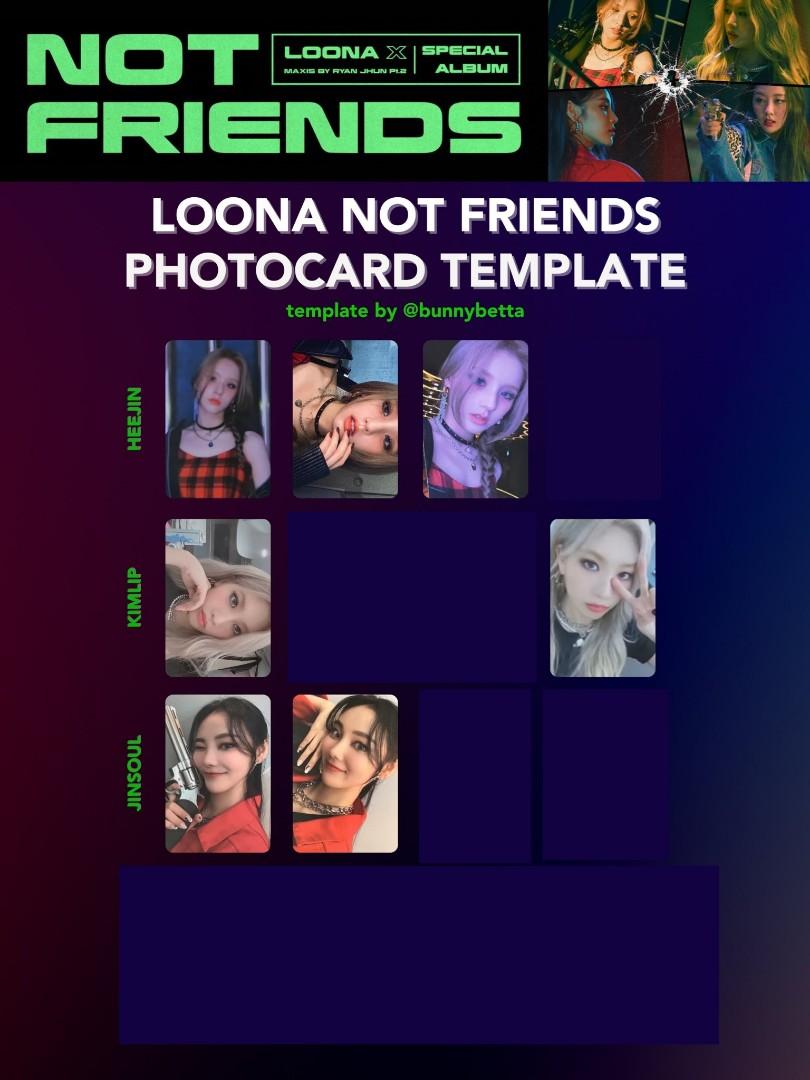 wtt loona not friends pc heejin jinsoul kimlip yves, Hobbies & Toys ...
