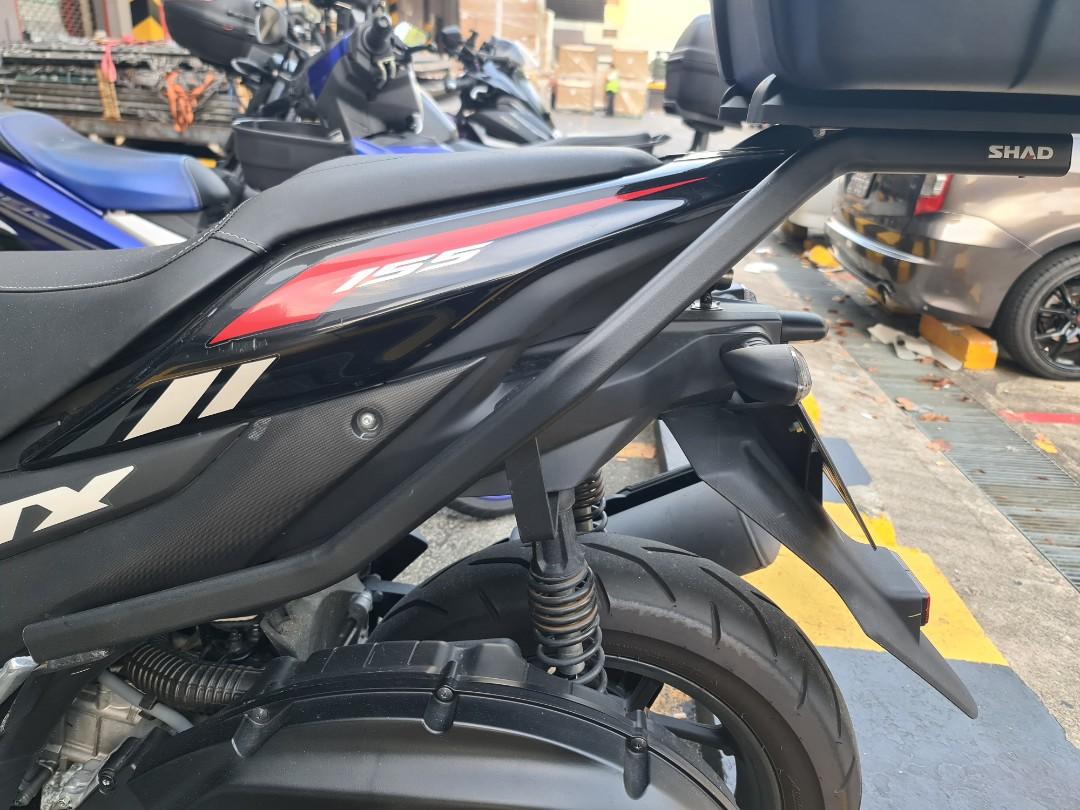 yamaha aerox & nvx top box rack, Motorcycles, Motorcycle Accessories on ...