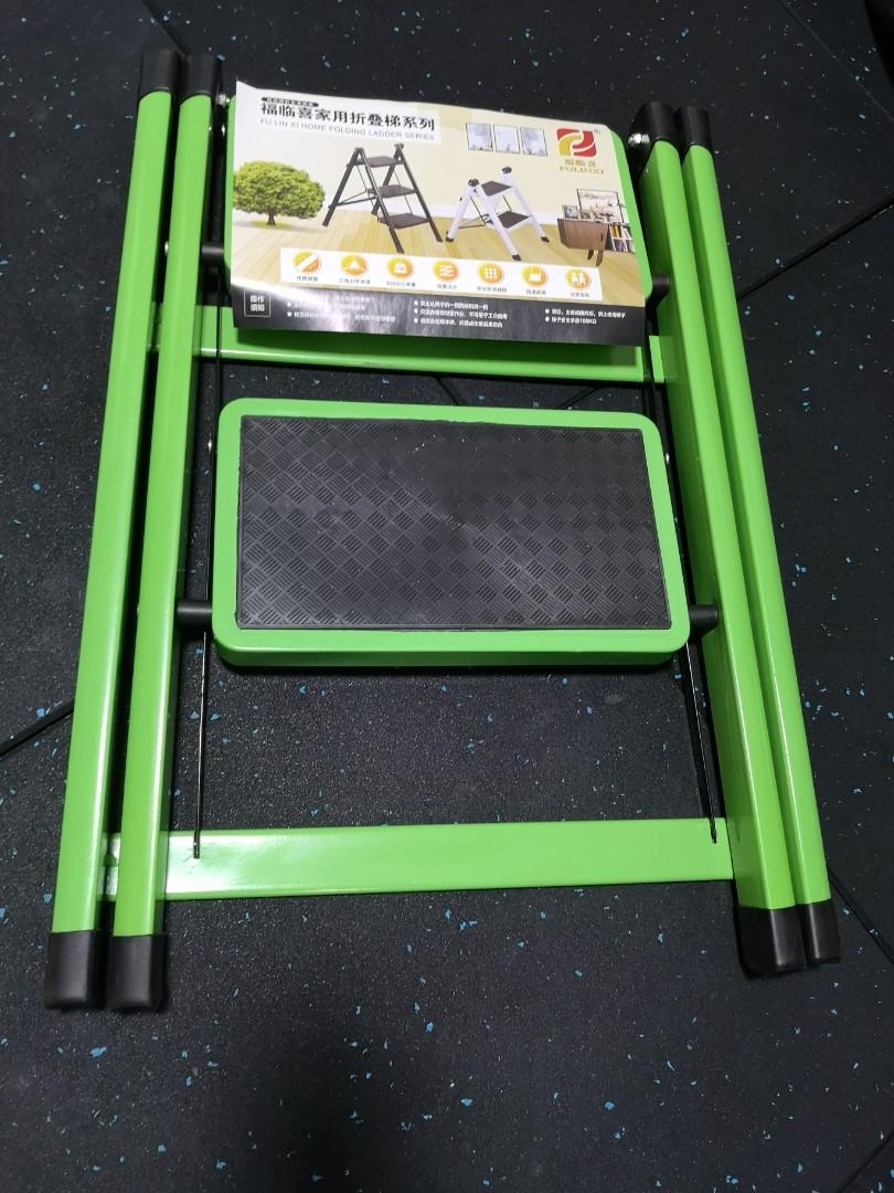 New colour 2 Step slim Ladder, Furniture & Home Living, Furniture ...