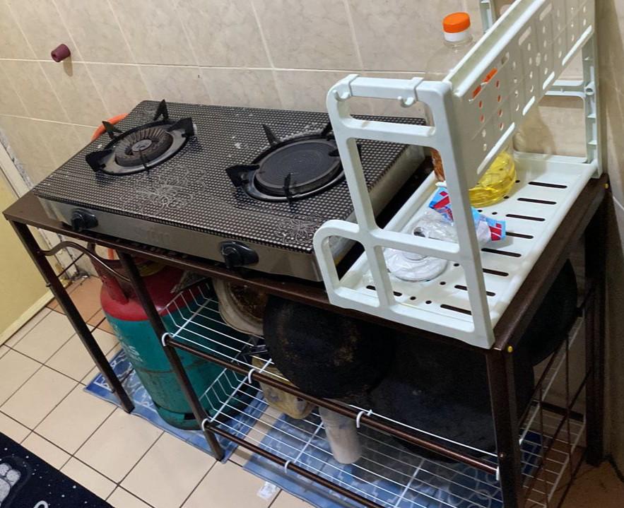 3V GAS STOVE RACK / GAS RACK / COOKING RACK TABLE / KITCHEN RACK TABLE ...