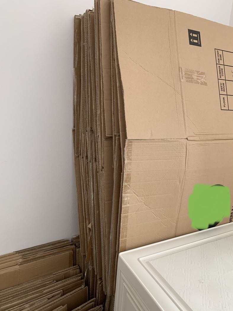 40-45 used carton boxes for moving, Furniture & Home Living, Furniture ...
