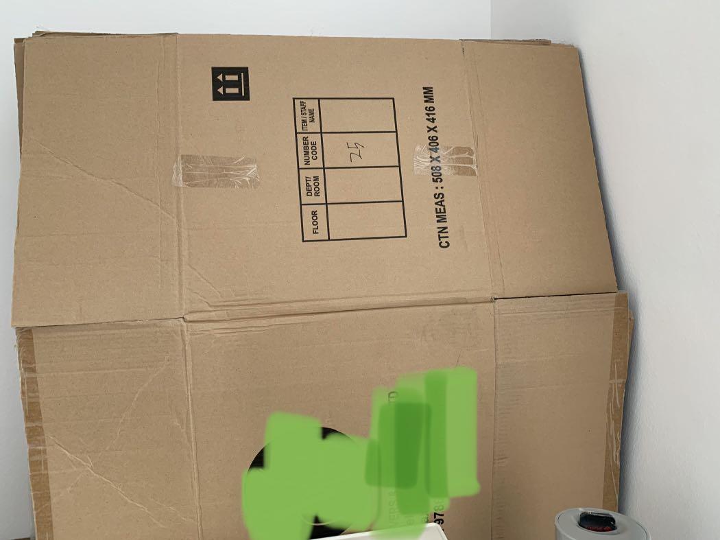 40-45 used carton boxes for moving, Furniture & Home Living, Furniture ...