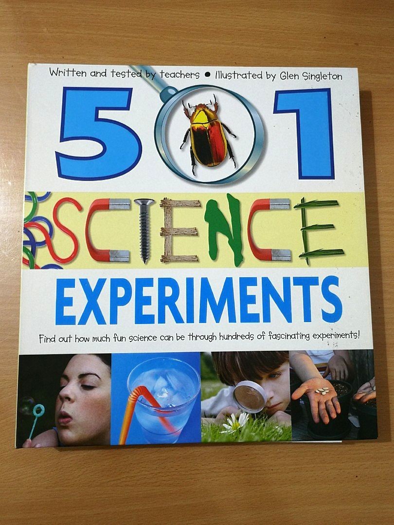 501 Science Experiments, Primary Science Experiments Book, Hobbies ...