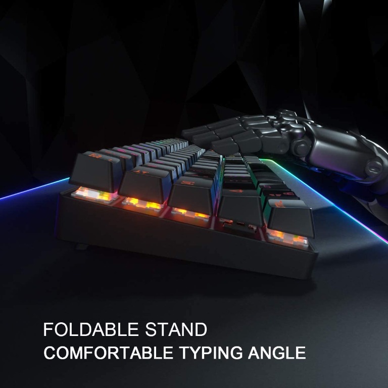 60% Keyboard with Dedicated Arrow Keys, DIERYA DK63 Wireless Wired ...