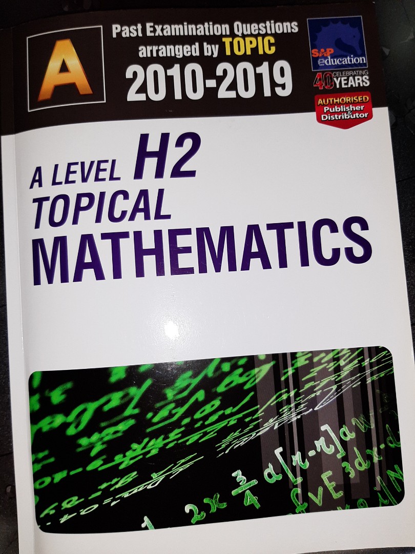 A Level Math Topical TYS, Hobbies & Toys, Books & Magazines, Assessment ...