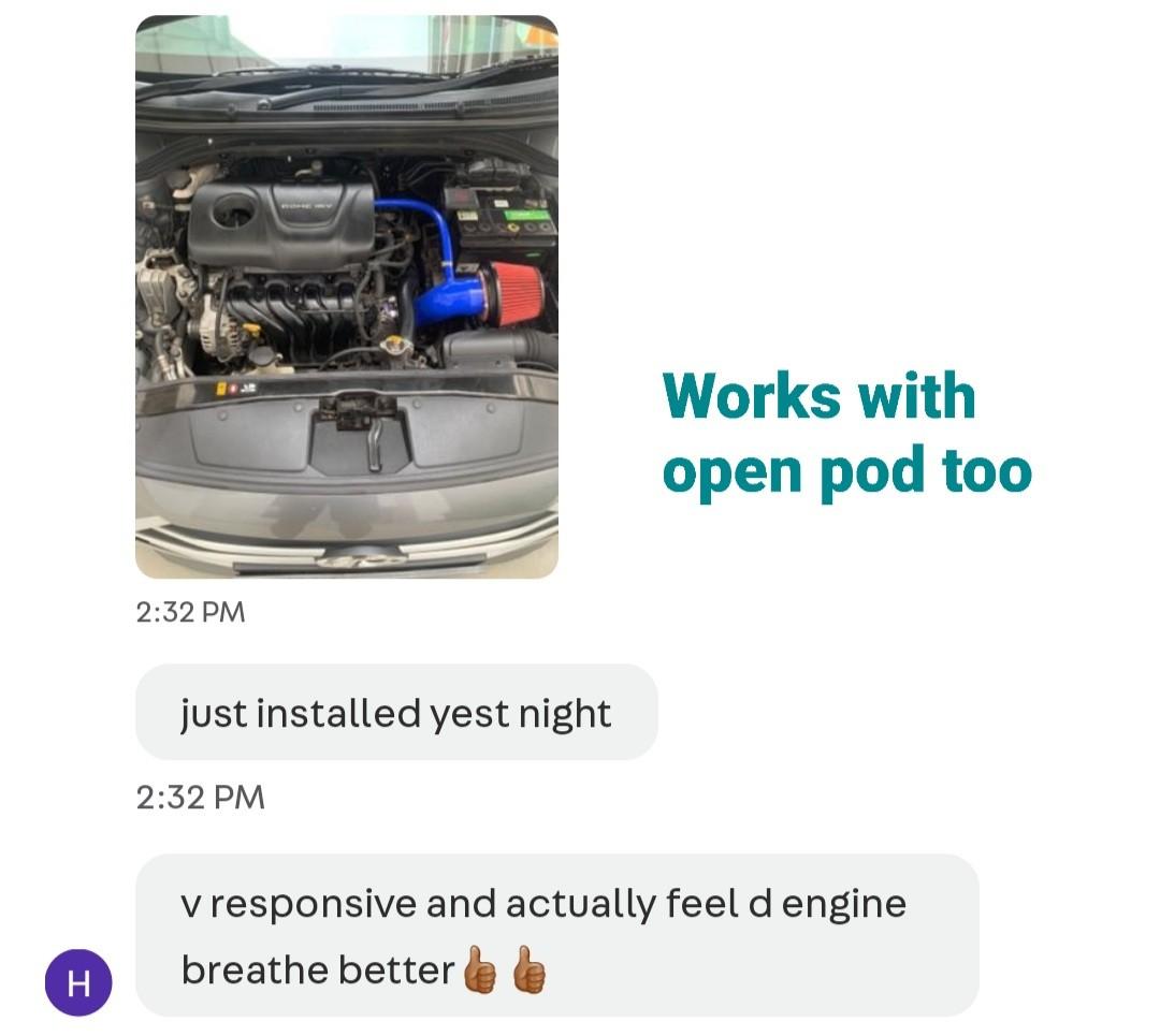 Air Intake mod- Kia Cerato L/EX/SX/GT Line - K3, 2019 and 2021, Hyundai ...