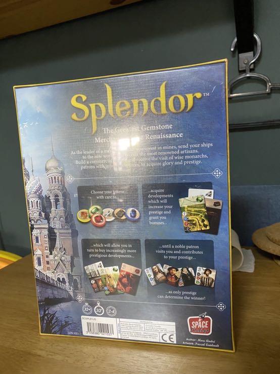 ASMODEE SPL01 Splendor Board Game, Hobbies & Toys, Toys & Games on ...