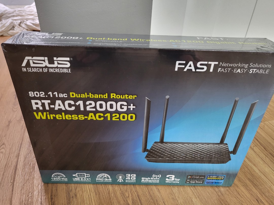 Asus RT-AC1200 Wireless Router, Computers & Tech, Parts & Accessories ...
