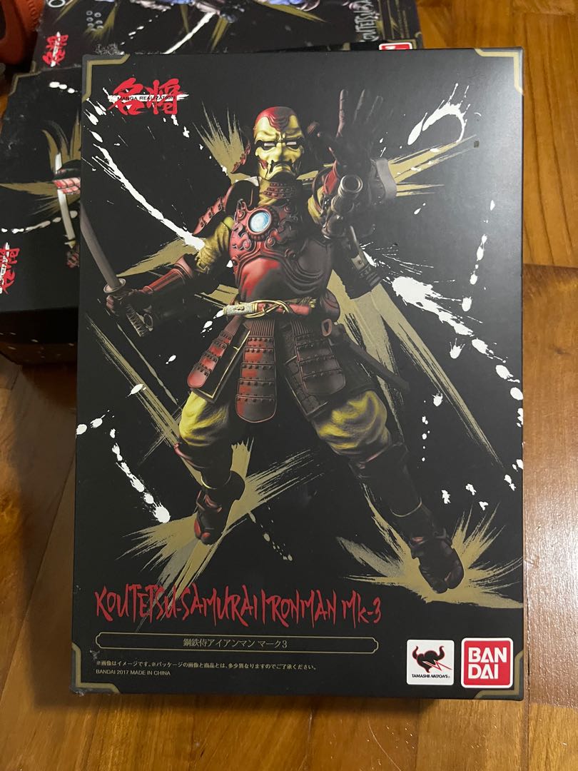 Bandai Meisho Manga Realization Samurai Iron Man Mark 3 Marvel, Hobbies ...