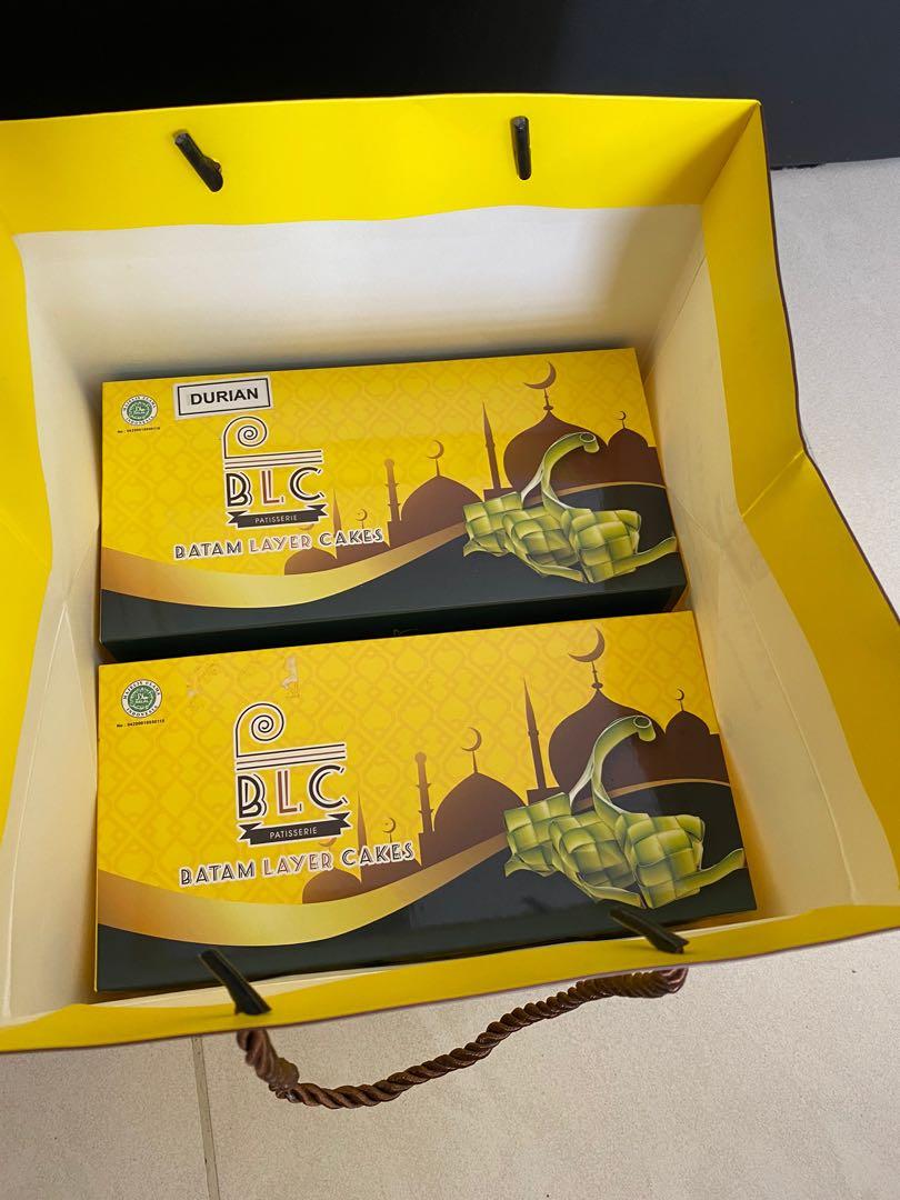 Batam layer cake Kueh lapis empty box carrier, Food & Drinks, Other ...