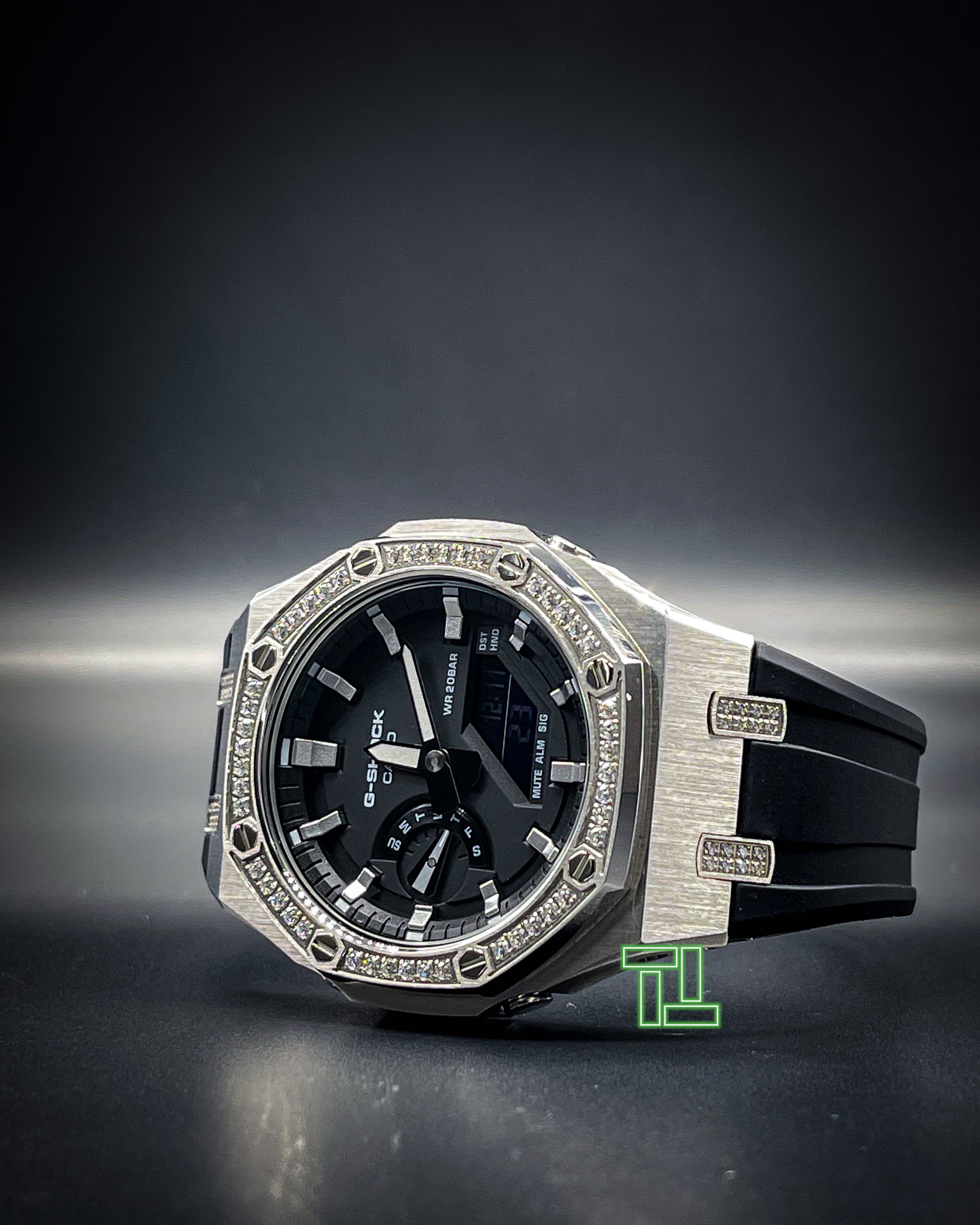 Casio G-Shock GA2100 GA2110 GA-2100 GA-2110 CasiOak Diamond Crystal ...