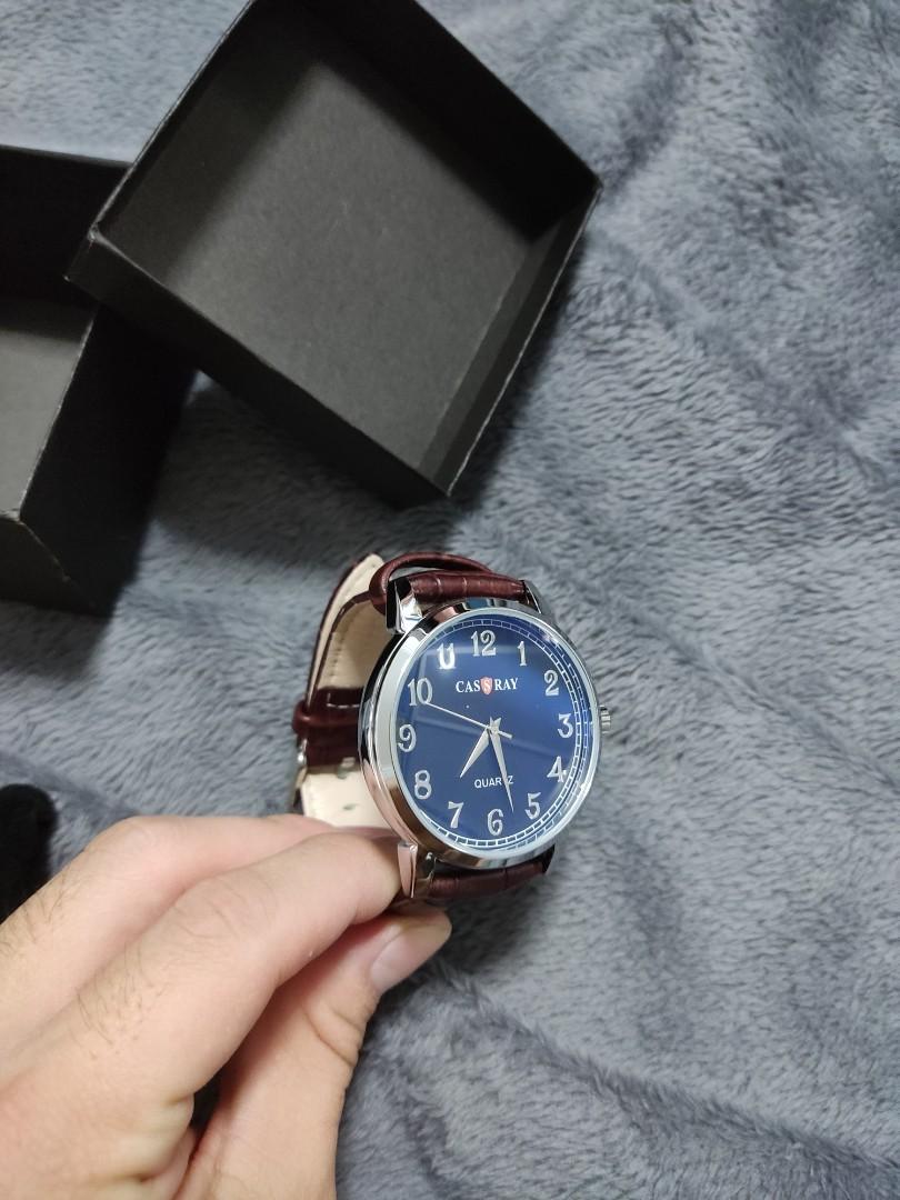 Cassray Quartz blue base watch, Men's Fashion, Watches & Accessories ...