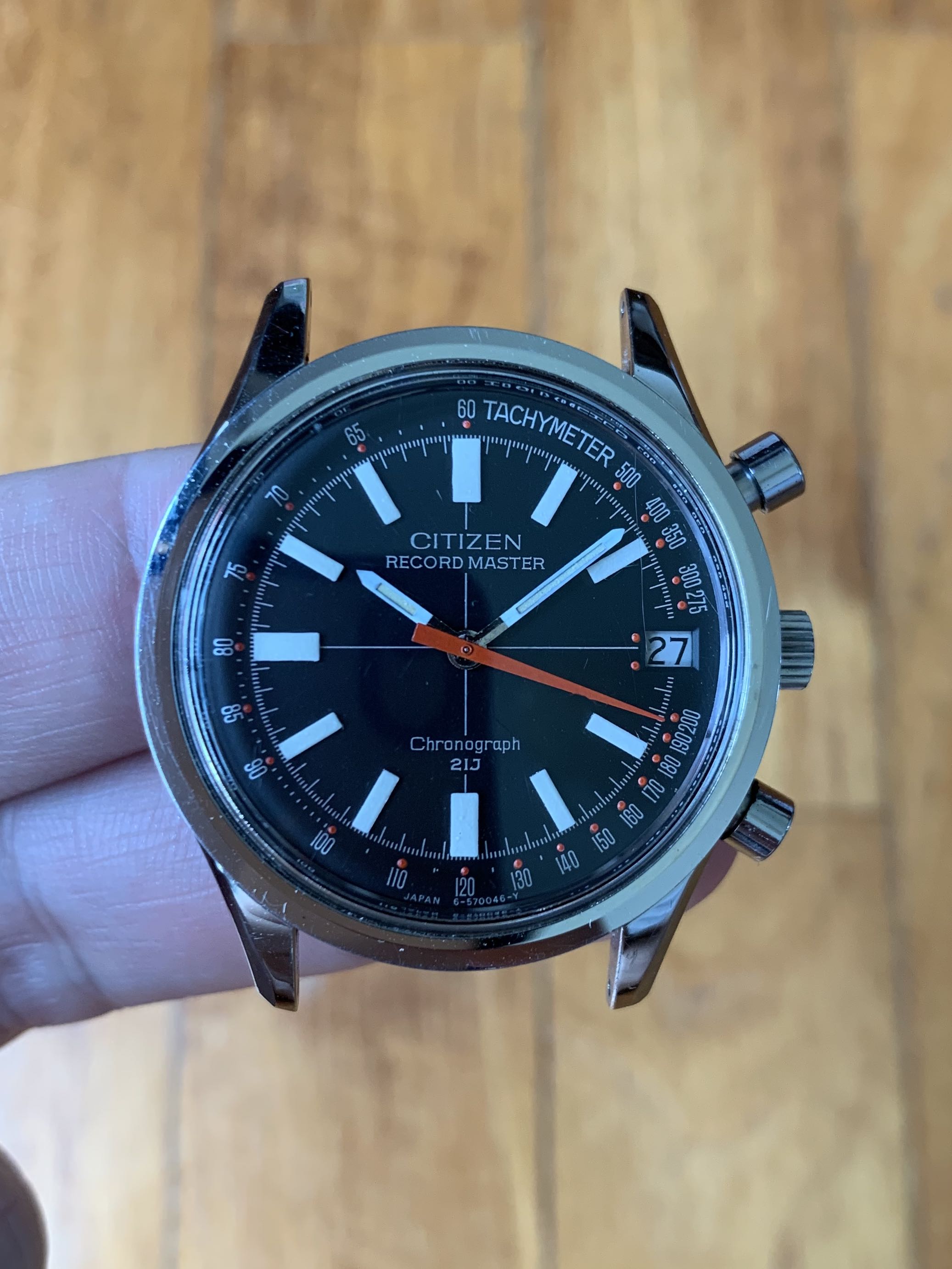 Citizen Recordmaster Chronograph Flyback 4-570014, Men's Fashion ...