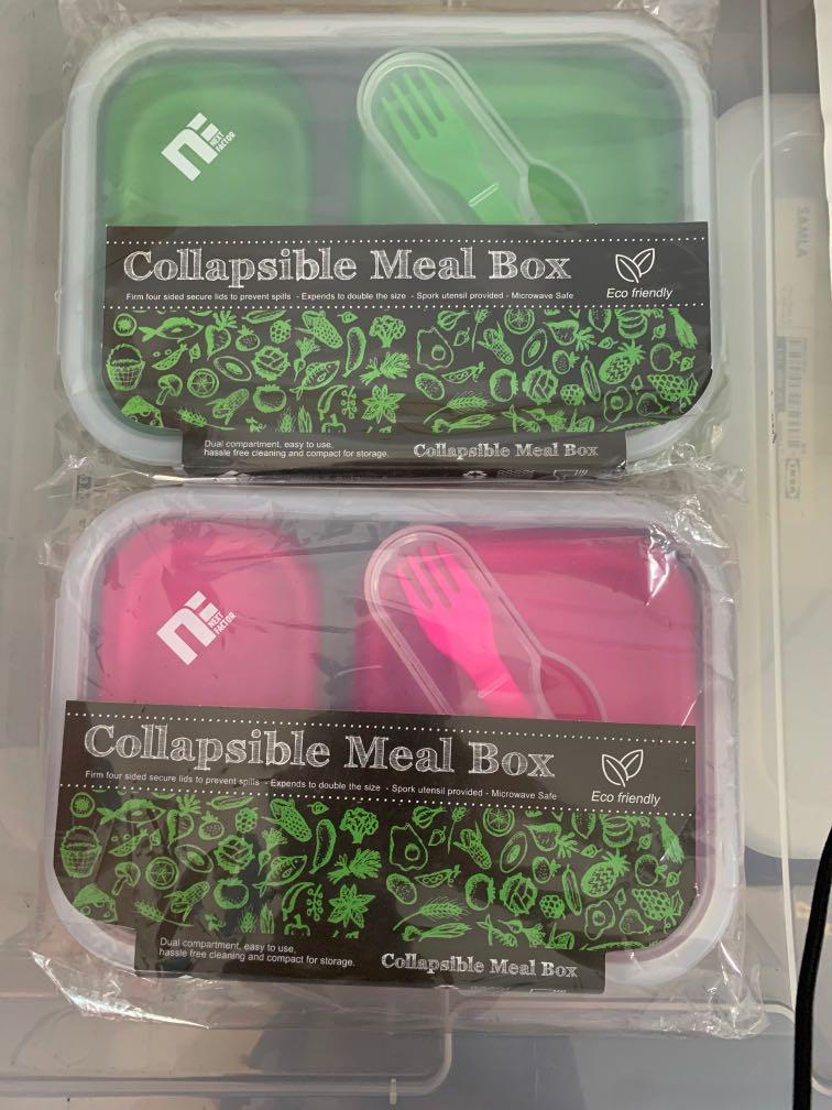 Collapsible meal box, Furniture & Home Living, Kitchenware & Tableware ...