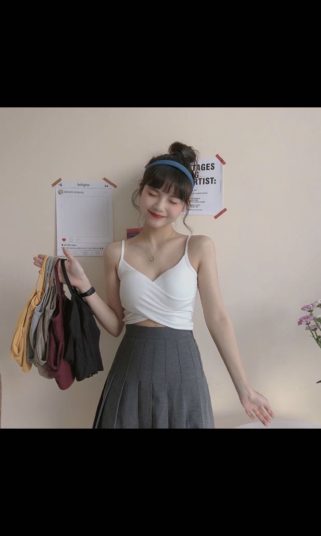 Cross bralette, Women's Fashion, Undergarments & Loungewear on Carousell