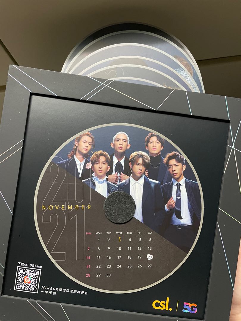 CSL MIRROR 月曆 2021, 興趣及遊戲, 收藏品及紀念品, 明星周邊 - Carousell
