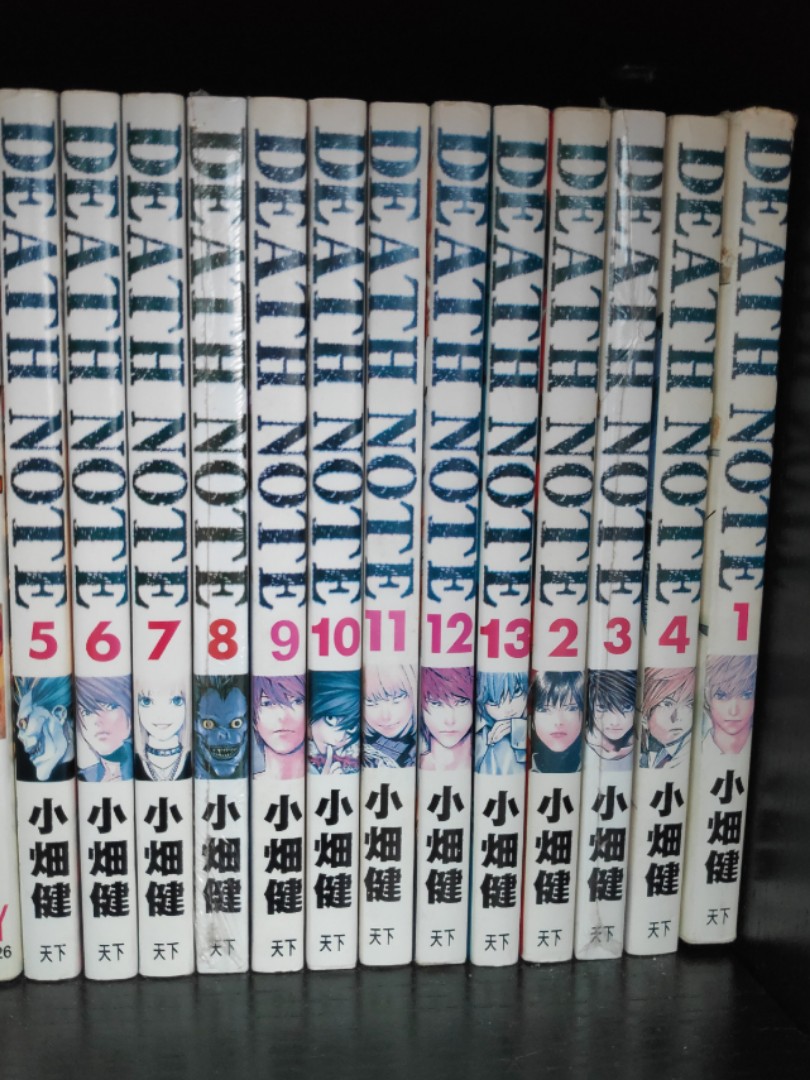 Death Note Comics Manga Complete Series Set All Volumes, Hobbies & Toys ...