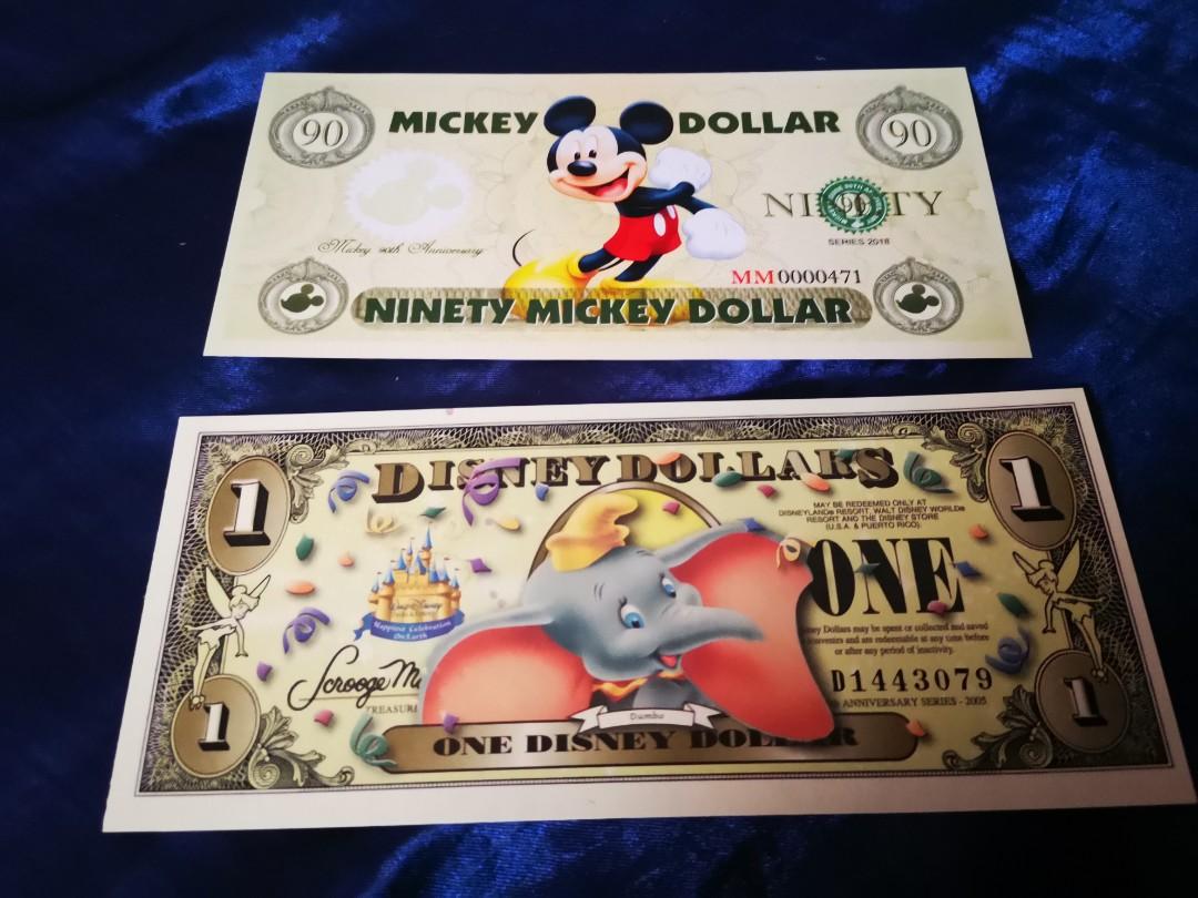 Disney Commemorative Banknote, Hobbies & Toys, Memorabilia ...