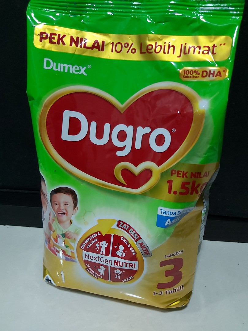 Dugro 3 1.5kg - Original (Asli) flavour, Babies & Kids, Nursing ...