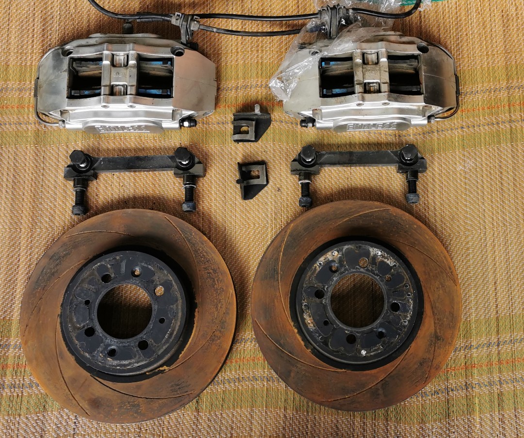 Endless 4 pot with 280mm rotor, Auto Accessories on Carousell