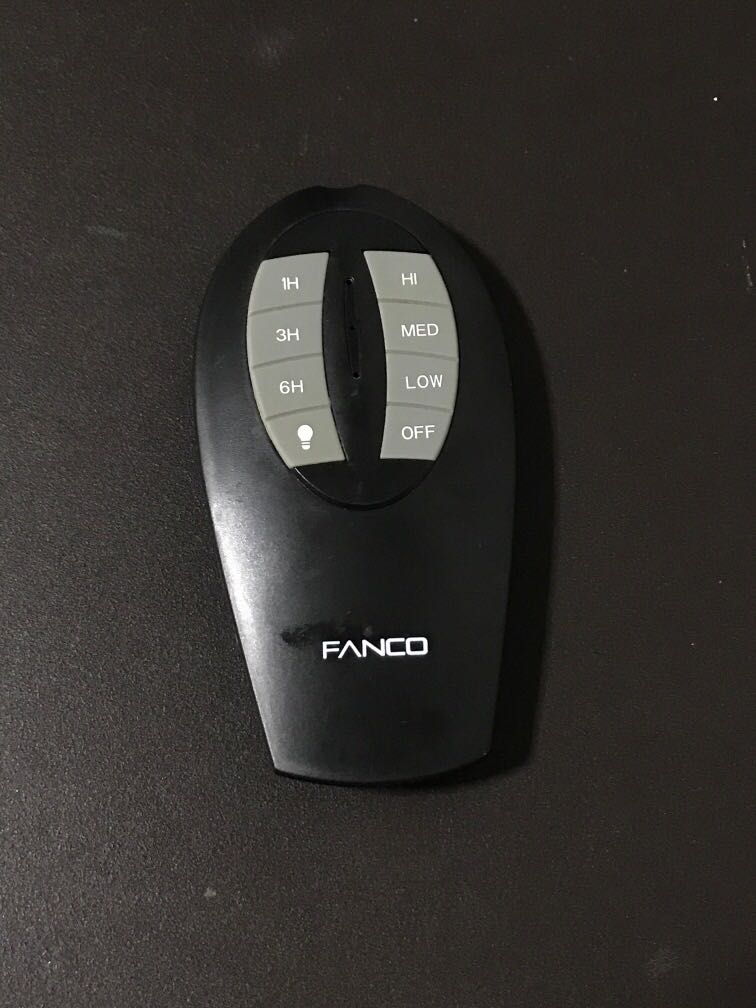 Fanco Remote Control with Holder, Furniture & Home Living, Lighting ...