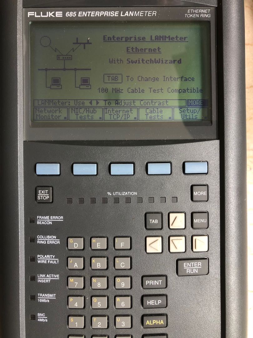 Fluke 685 enterprise Lan meter, Computers & Tech, Office & Business ...