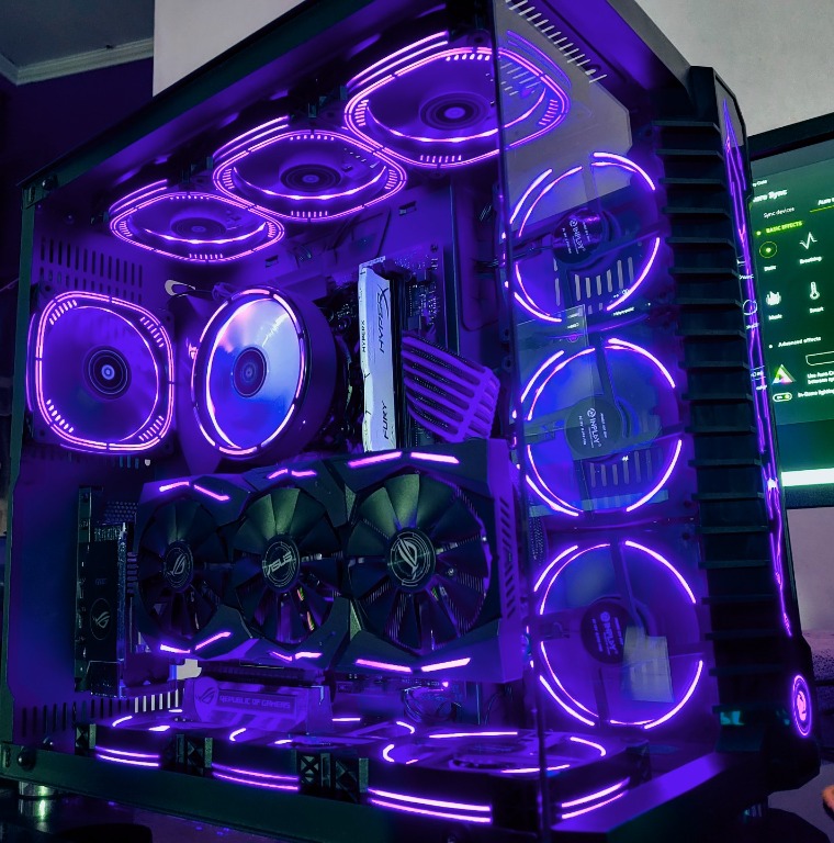 Gaming Rig with ROG STRIX GPU & ROG STRIX Motherboard Desktop Gaming PC ...
