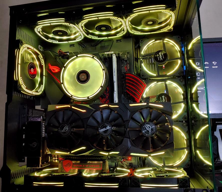 Gaming Rig with ROG STRIX GPU & ROG STRIX Motherboard Desktop Gaming PC ...
