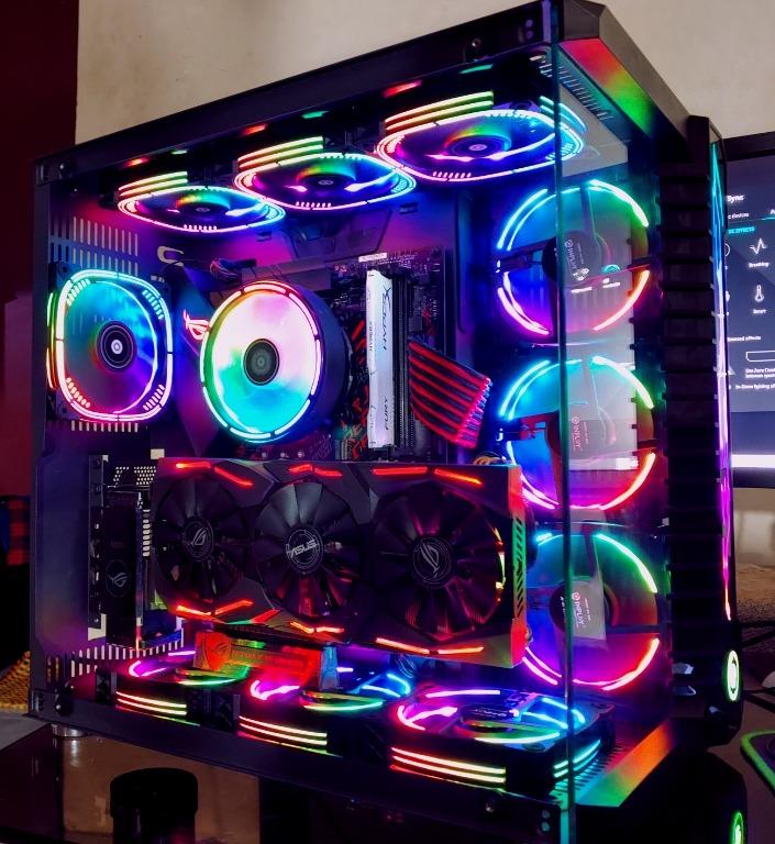Gaming Rig with ROG STRIX GPU & ROG STRIX Motherboard Desktop Gaming PC ...