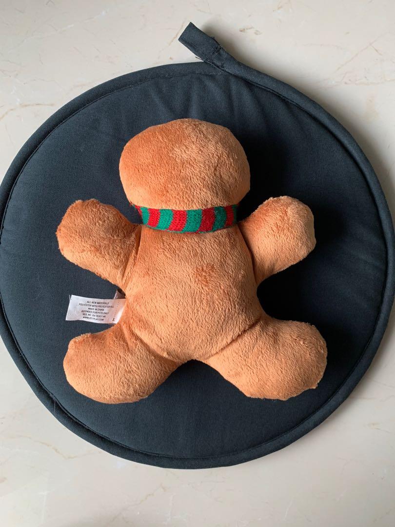 Gingerbread Man Plush Dog Toy, Pet Supplies, Homes & Other Pet ...