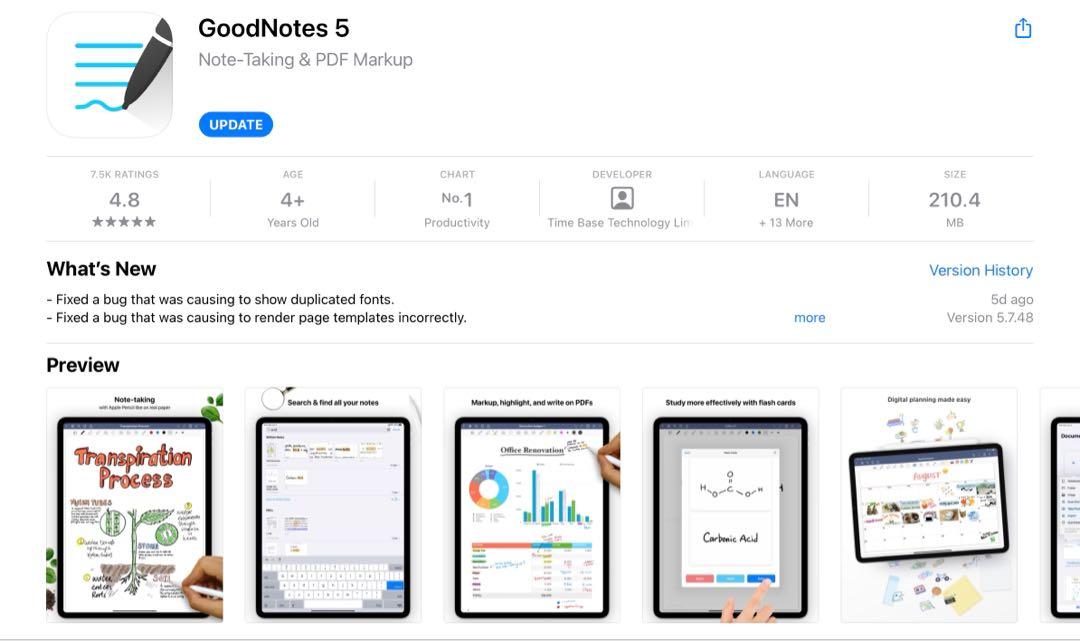 GoodNotes 5, Everything Else on Carousell