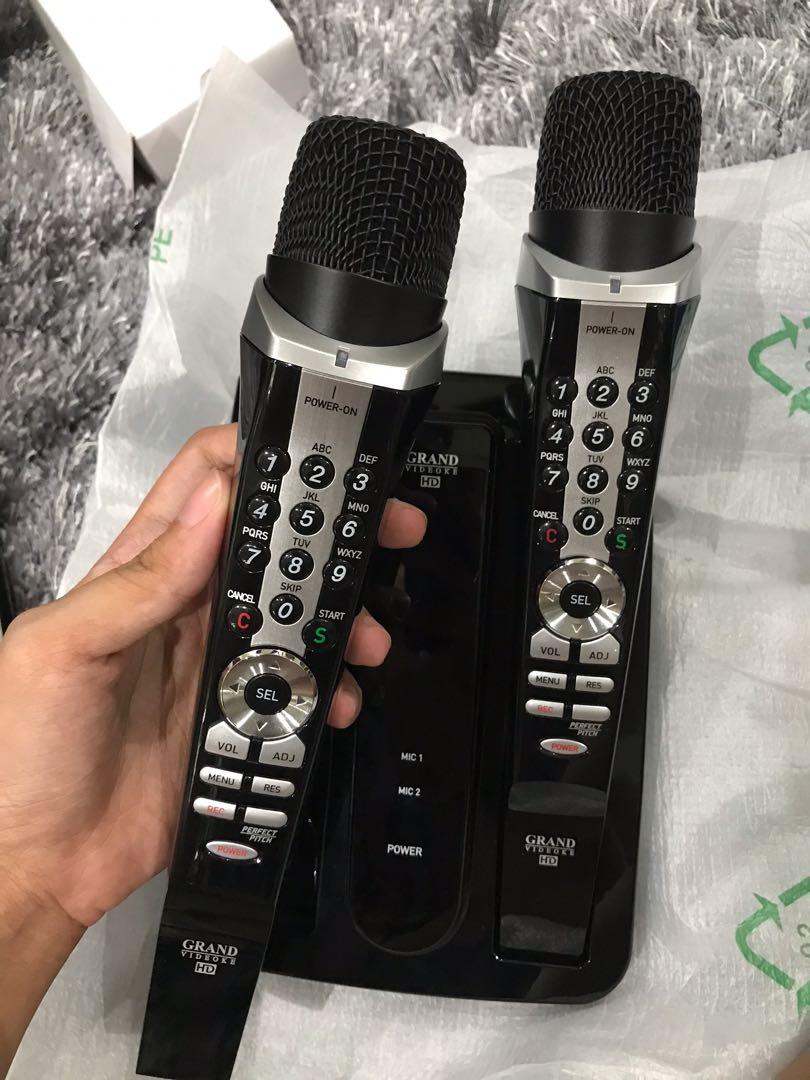 Grand videoke Symphony SE Pro Plus + Wow maging sing wireless mic ...