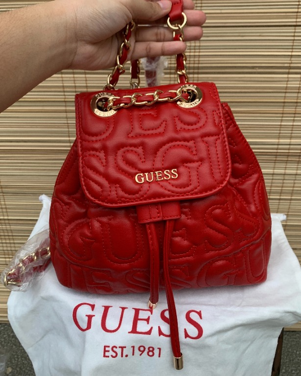 GUESS Ruby Backpack, Women's Fashion, Bags & Wallets, Backpacks on ...