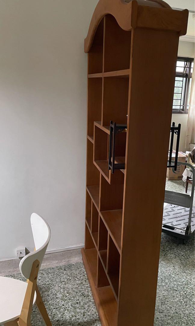 Hardwood Partition Display Shelf, Furniture & Home Living, Furniture ...